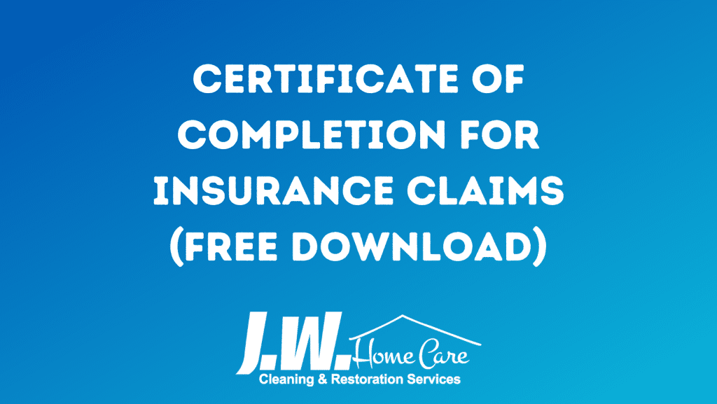 How to Write an Estimate for an Insurance Claim - JW Home Care
